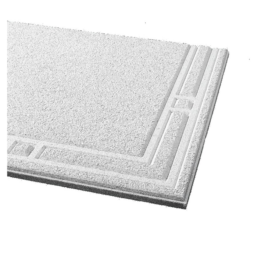 Armstrong 24" x 24" Cirrus Borders Traditional Ceiling Tile Panel at ...