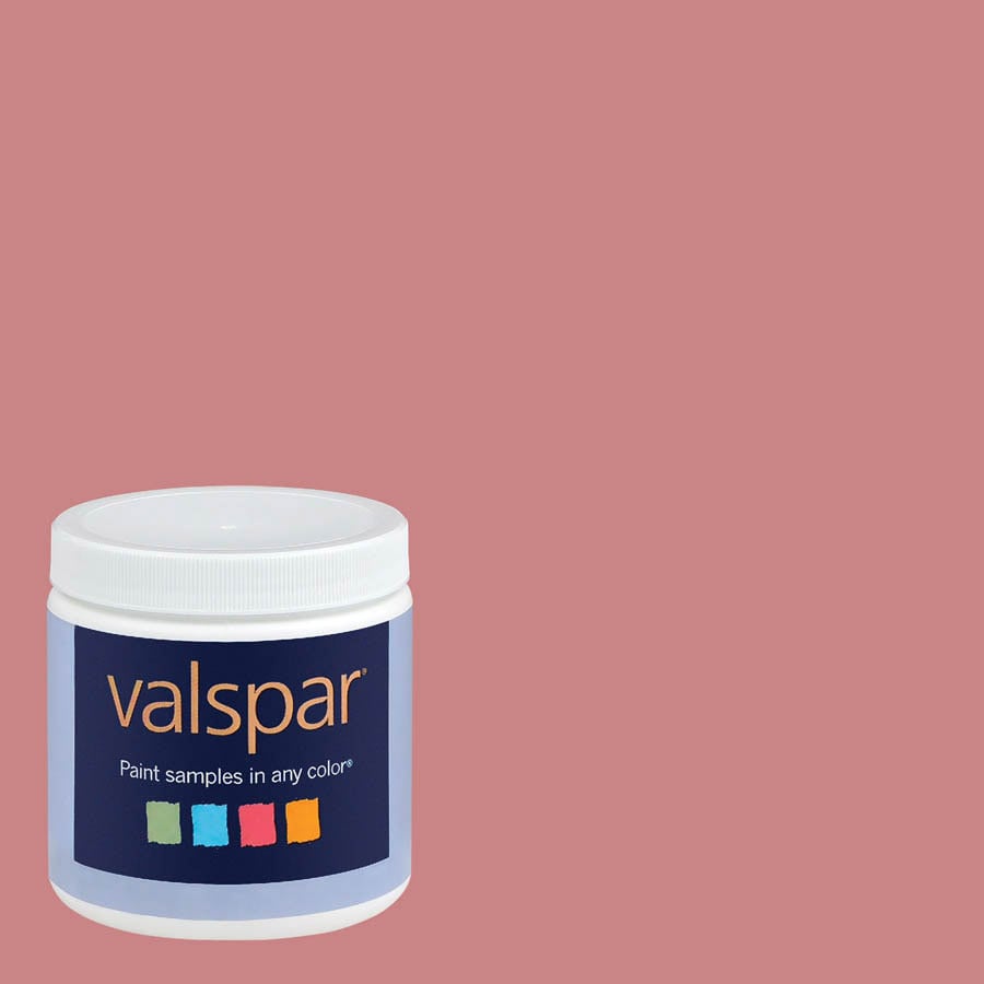 Valspar Romantic Rose Interior Satin Paint Sample at Lowes.com