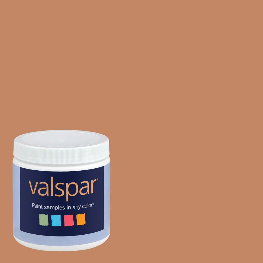 Valspar Gleaming Tan Interior Satin Paint Sample in the Exterior ...