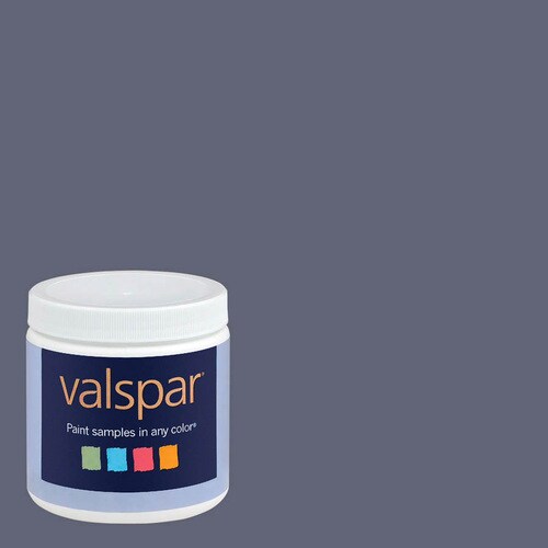 Valspar 8-oz Dark Night Interior Satin Paint Sample at Lowes.com
