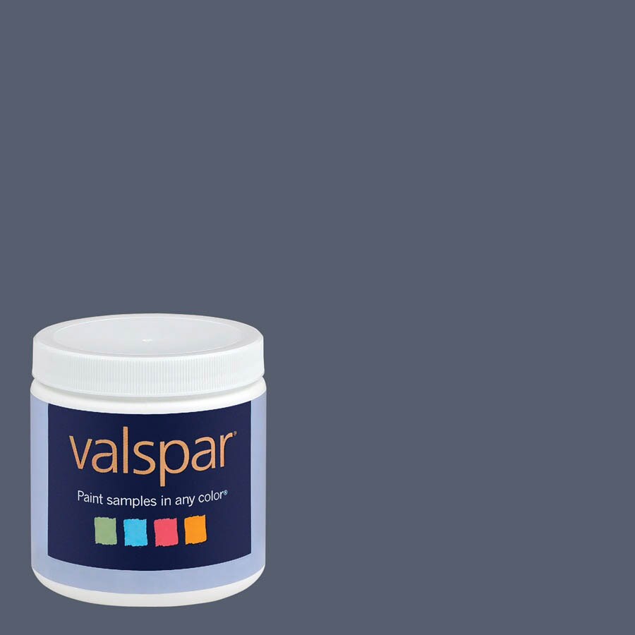 Valspar Motor City Blue Interior Satin Paint Sample at Lowes.com