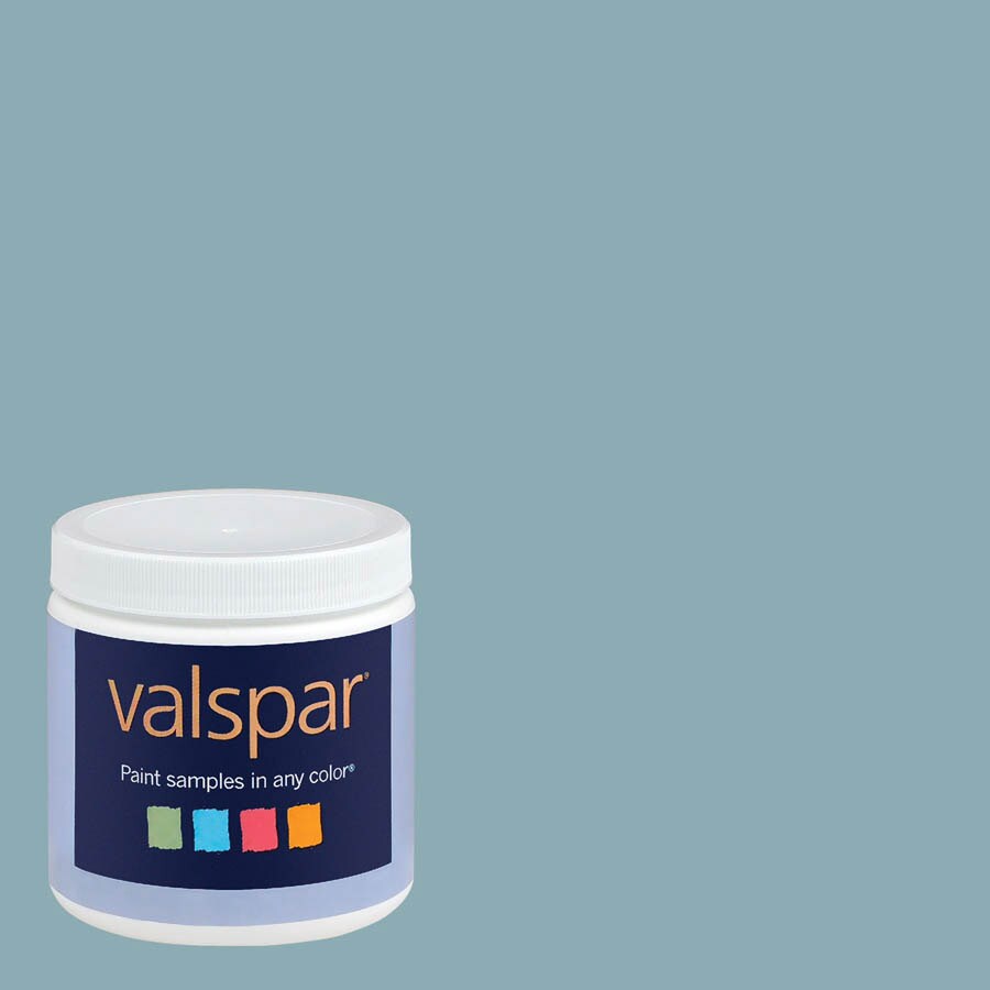 Valspar Lucy Blue Interior Satin Paint Sample at Lowes.com