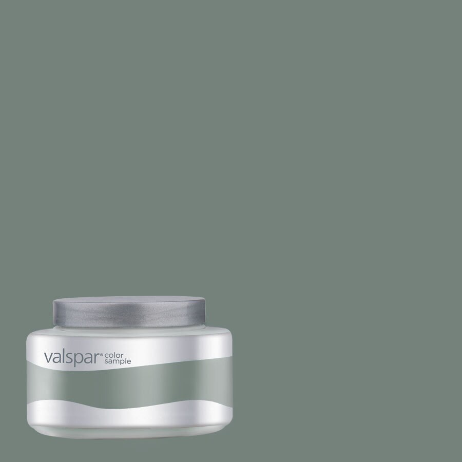 Valspar Redstone Blue Spruce Interior Satin Paint Sample in the ...