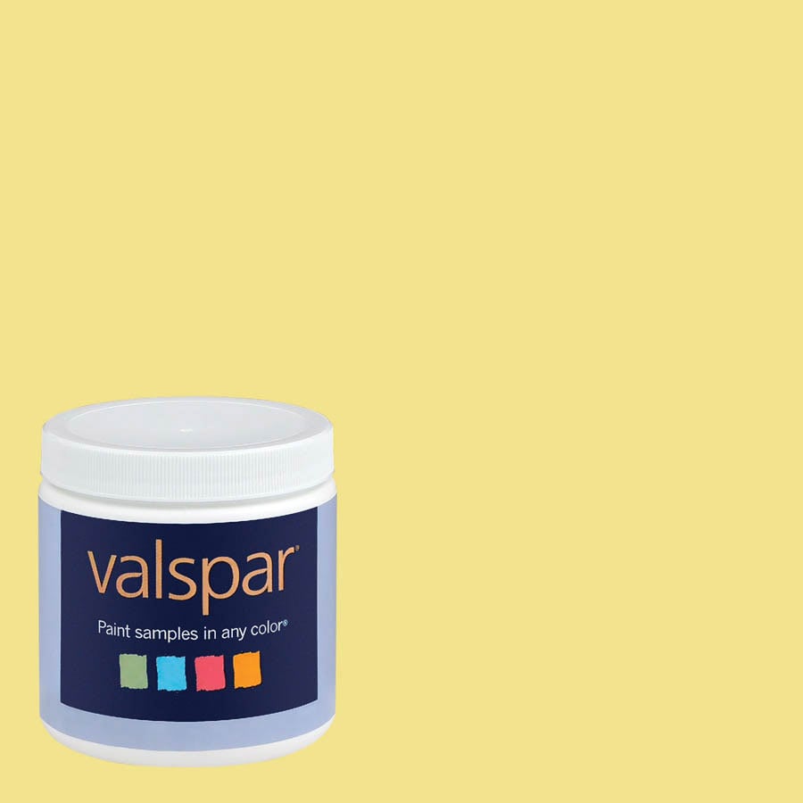 Valspar Fluorescent Lime Interior Satin Paint Sample at Lowes.com