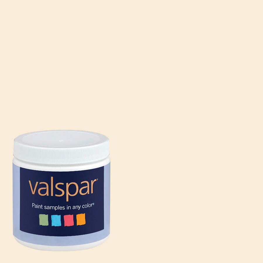 Valspar Ocean Buff Interior Satin Paint Sample at Lowes.com
