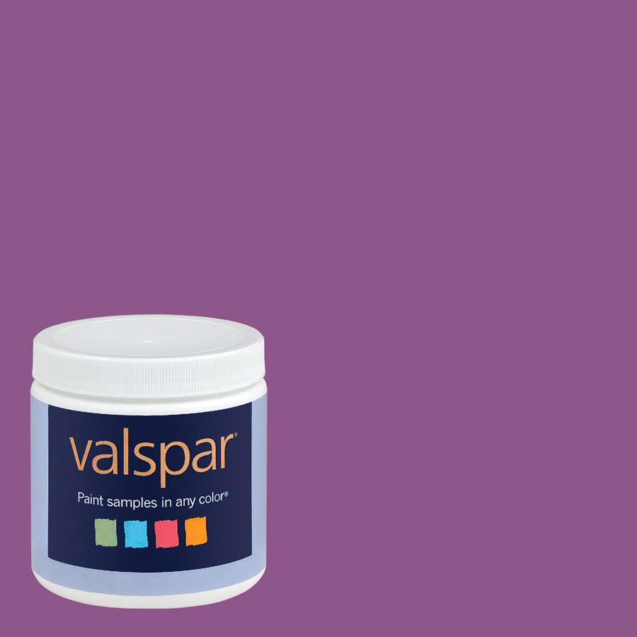 Valspar Cosmic Berry Interior Satin Paint Sample at Lowes.com
