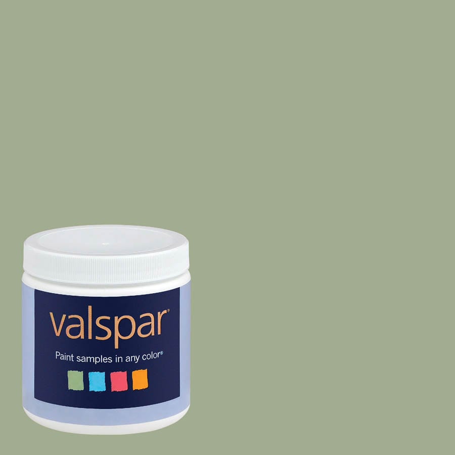 Valspar Dark Green 3 Interior Satin Paint Sample in the Exterior ...