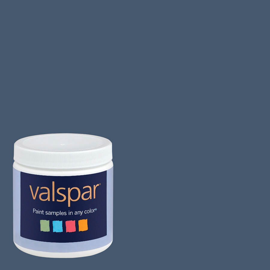 Eddie Bauer Colors by Valspar Midnight Interior Satin Paint Sample at ...