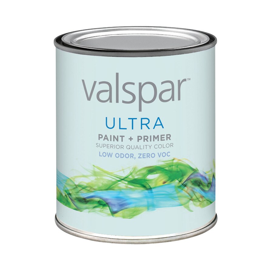 ValsparÂ® 1-Quart Ultra Premium Interior Latex Flat Enamel White at ...