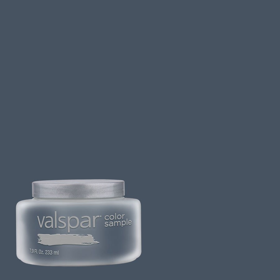 Valspar 8-oz Indigo Streamer Interior Satin Paint Sample at Lowes.com