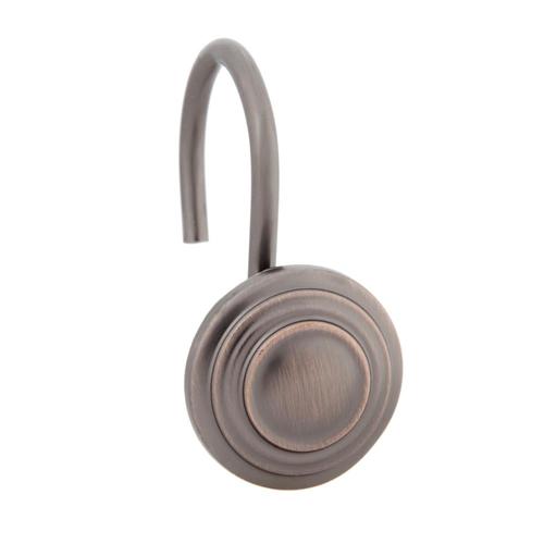 Kenney 12-Pack Oil Rubbed Bronze Single Shower Hooks at Lowes.com