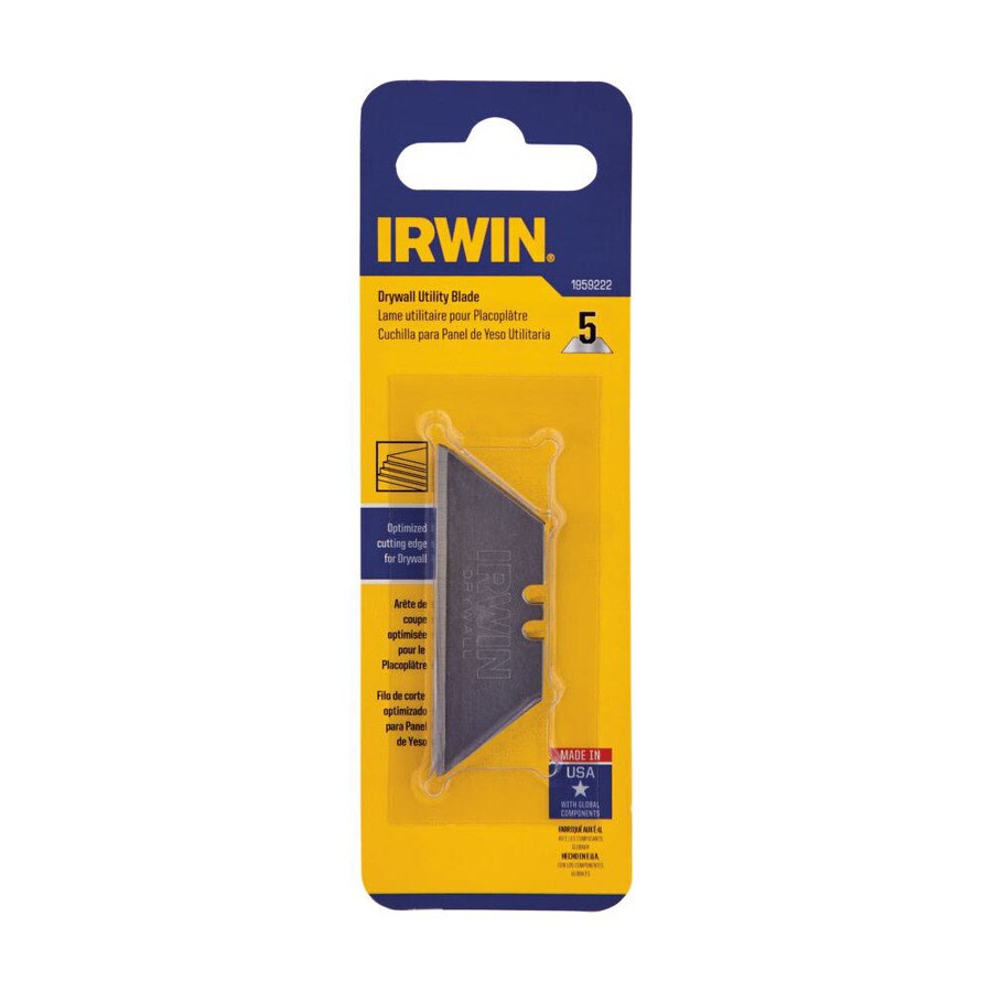 IRWIN Carbon Steel Drywall Replacement Blade (5-Pack) in the ...