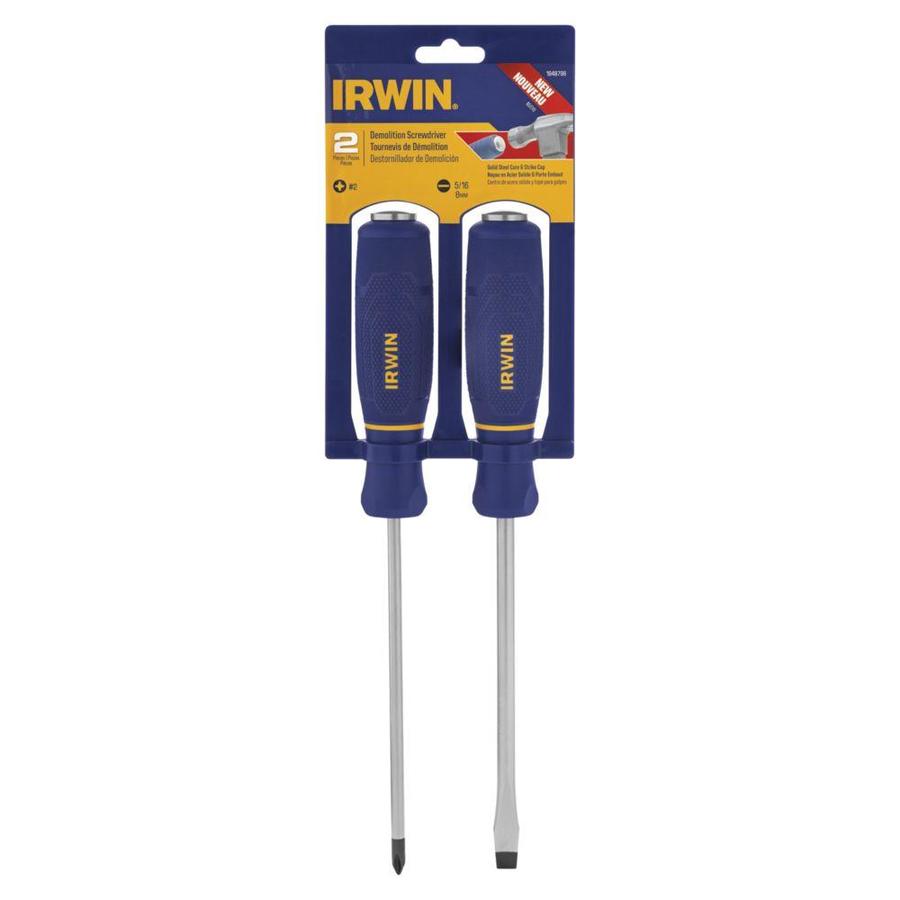 IRWIN Demolition 2-Piece Variety Pack Screwdriver Set at Lowes.com