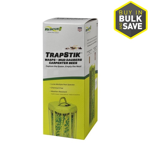 RESCUE! TrapStick for Wasps, Mud Daubers and Carpenter Bees Insect Trap ...