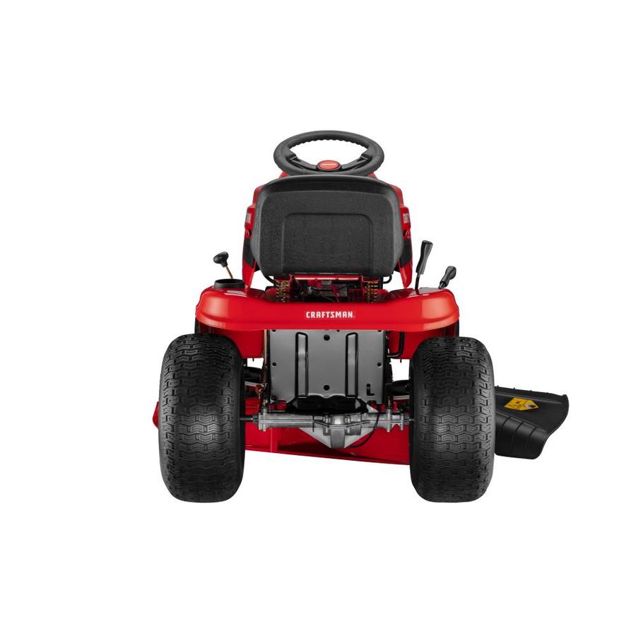 CRAFTSMAN T130 18.5-HP Automatic 42-in Riding Lawn Mower with Mulching ...