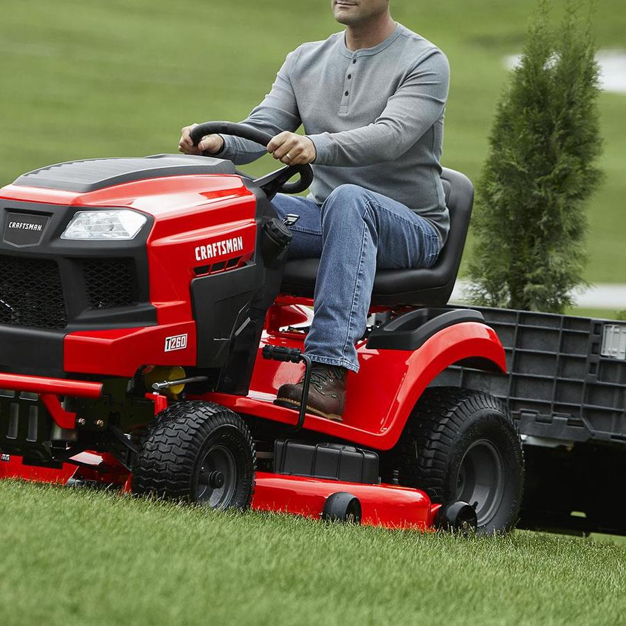 CRAFTSMAN T260 Turn Tight 23-HP V-twin Hydrostatic 50-in Riding Lawn ...