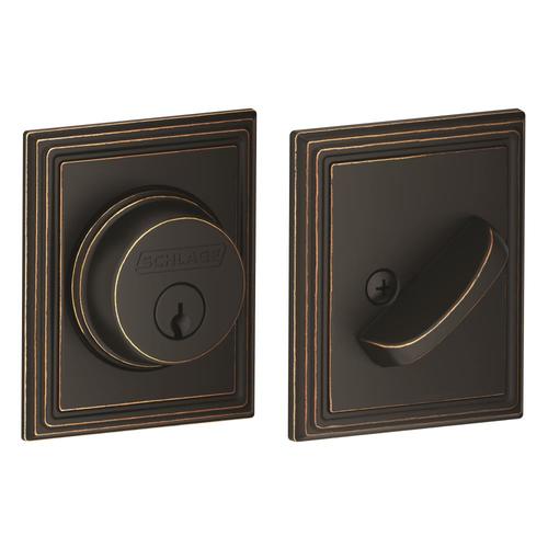 Schlage Deco Deadbolt Add ABZ in the Deadbolts department at Lowes.com