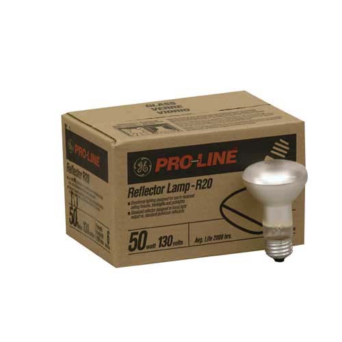GE 50 Watt R20 Proline Reflector Lamp at Lowes.com