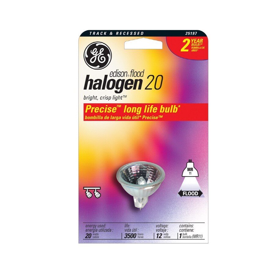 GE 20 Watt Dimmable Bright White Mr11 Halogen Flood Light Bulb at Lowes.com