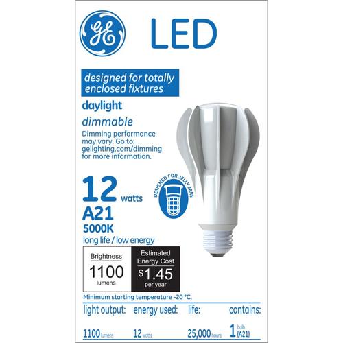 GE 12-Watt EQ A19 Daylight Dimmable LED Light Bulb at Lowes.com