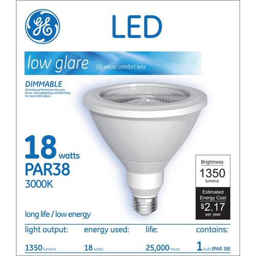 GE LED 18-Watt EQ LED Par38 Soft White Dimmable SpotLight Bulb at Lowes.com