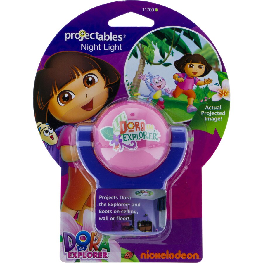 Projectables Dora the Explorer Purple LED Night Light with Auto On/Off ...