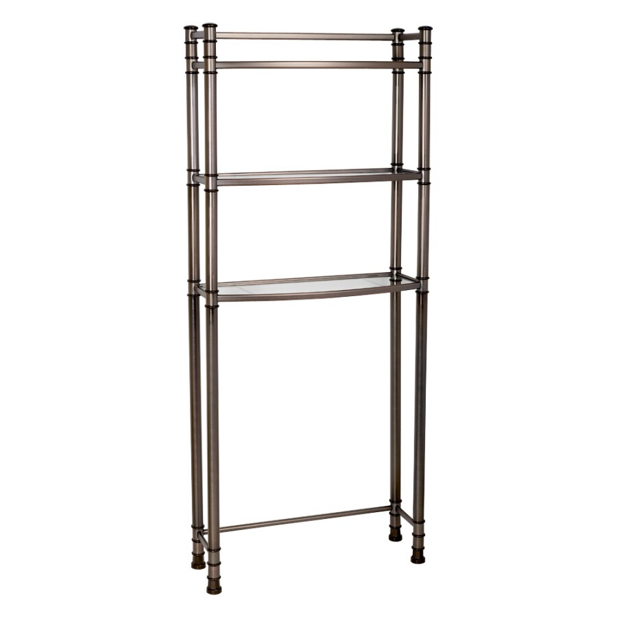 allen + roth 25.5-in W x 61-in H x 11-in D Over-the-Toilet Storage at ...