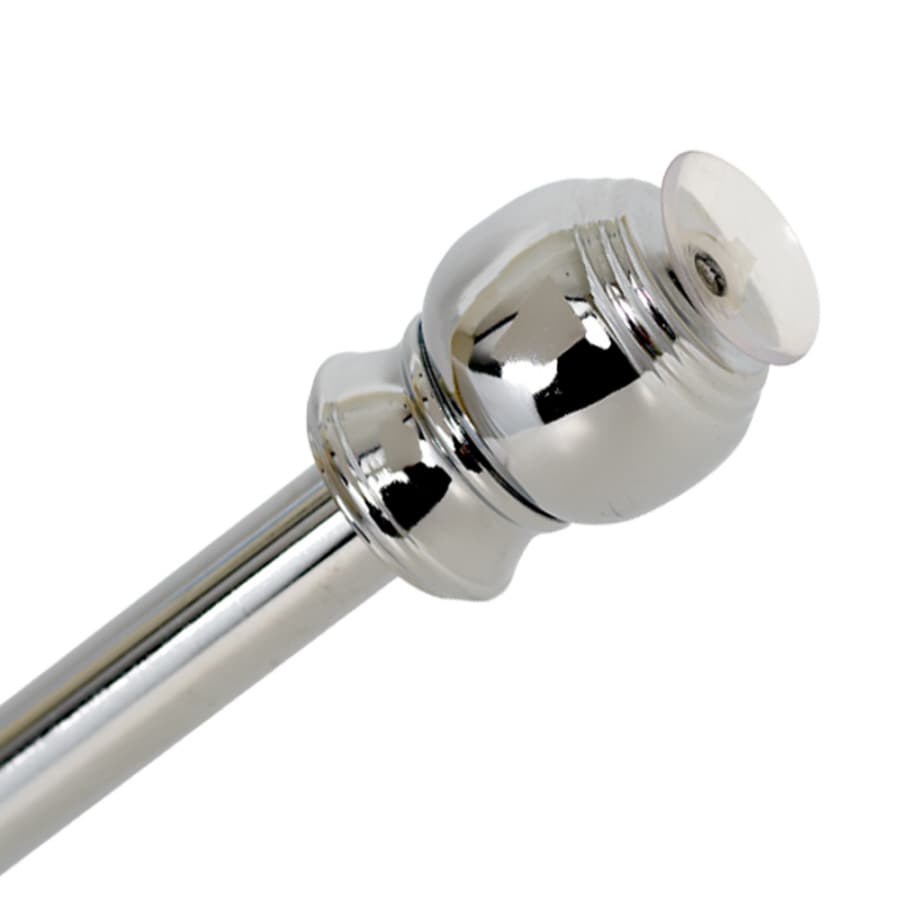 Style Selections 72-in Chrome Shower Rod at Lowes.com