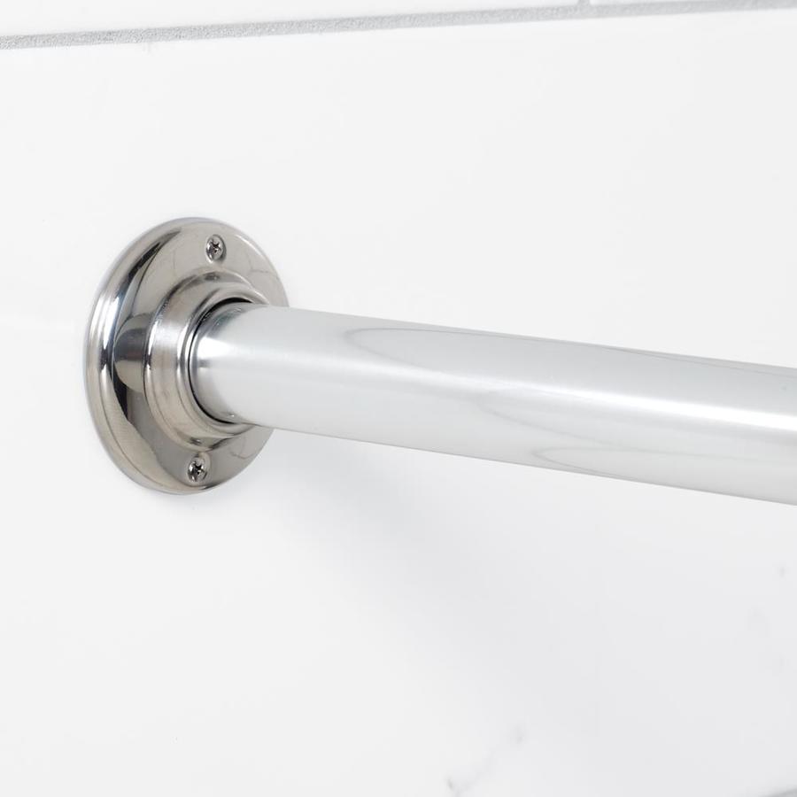 Project Source 60-in to 60-in Stainless Steel Fixed Single Straight ...