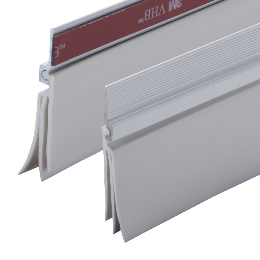 M-D 3-ft x 2-3/4-in White Cinch Door Sweep Aluminum/Vinyl Door ...