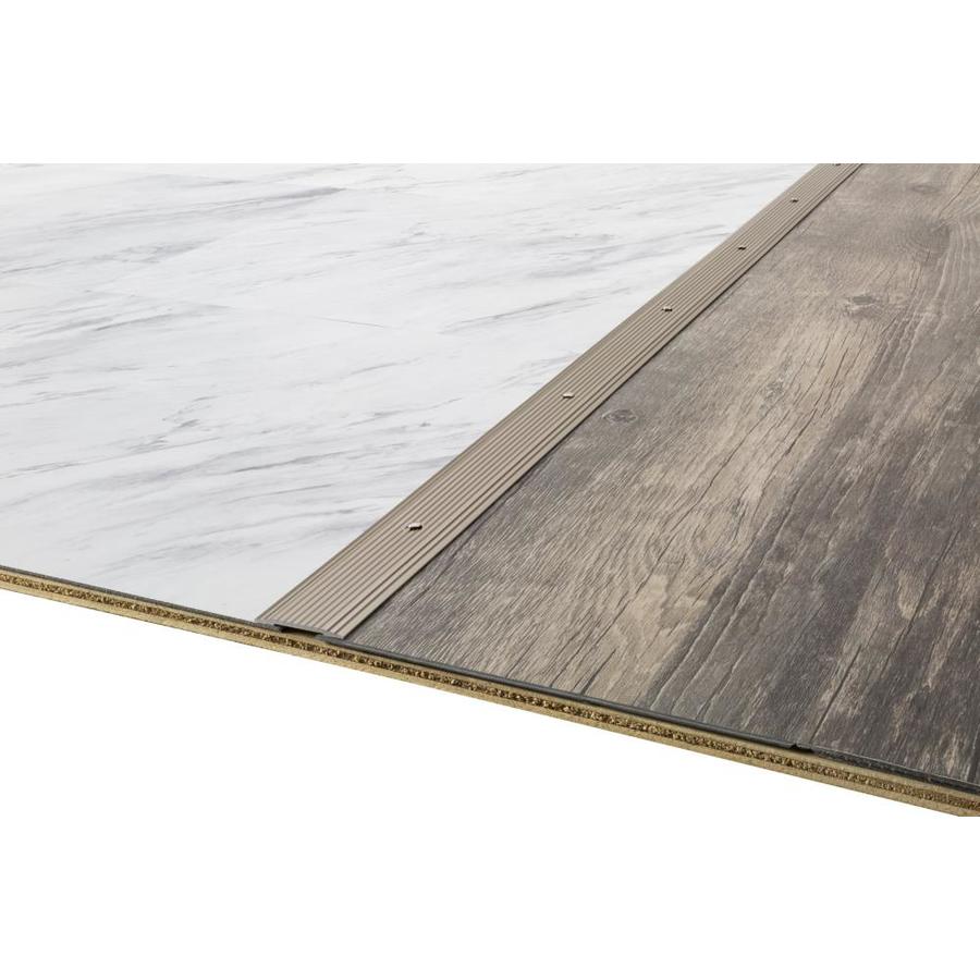 M-D 1.25-in x 72-in Pewter Aluminum Floor Seam Binder in the Floor ...