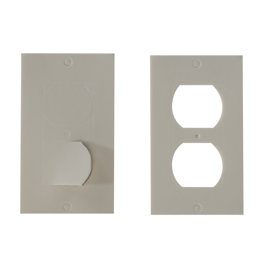 M-D 4-in x 2-1/2-in White Outlet Seal Foam Switch/Outlet Weatherstrip ...