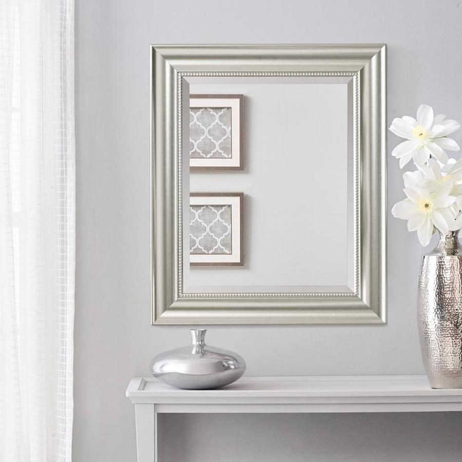 Style Selections 21-Inches W x 25-Inches H Rectangle Silver Polished ...