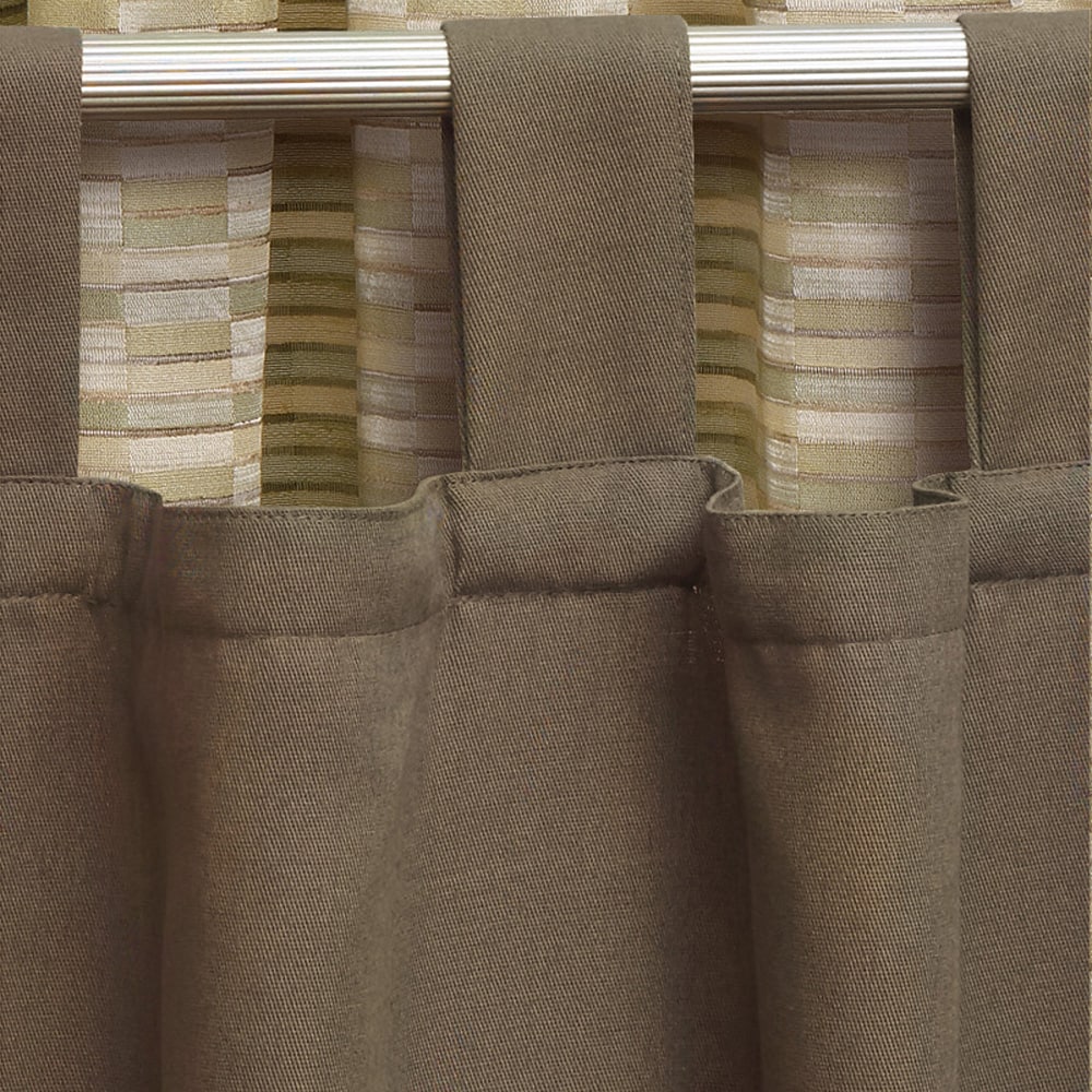 Guilford 84" Basil Cotton Duck Tab Top Panel Pair in the Awnings ...