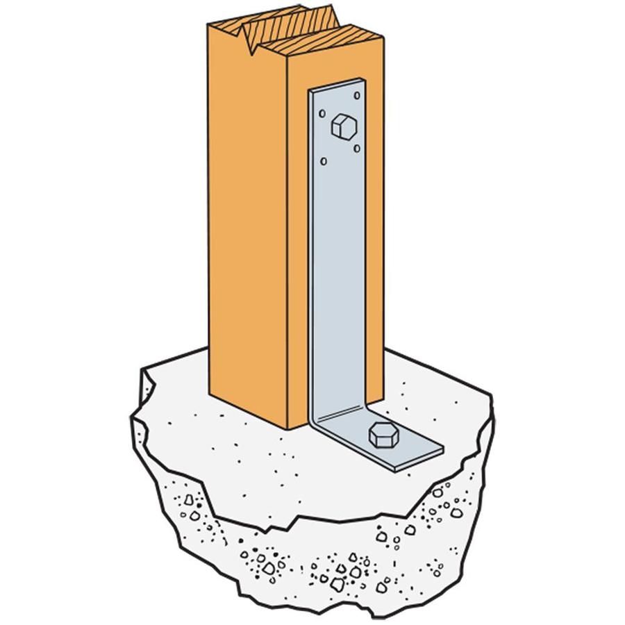 Simpson Strong-Tie 11-in 12-Gauge Steel Angle in the Angles, Brackets ...