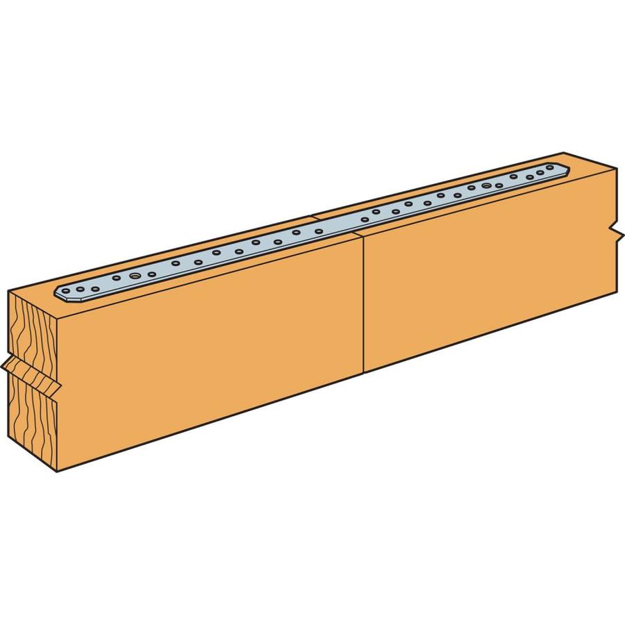 Simpson Strong-Tie 36-in 16-Gauge Wood to Wood Triple Zinc Foundation ...