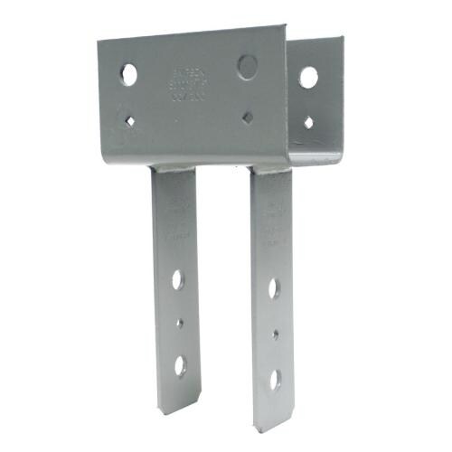 Simpson Strong-Tie 4 x 4 Column Cap in the Base & Cap Hardware ...