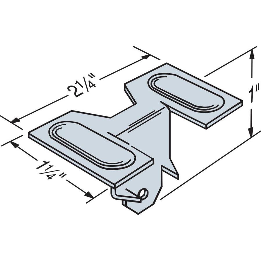 Simpson Strong-Tie DS Galvanized Drywall Stop in the Drywall Clips ...