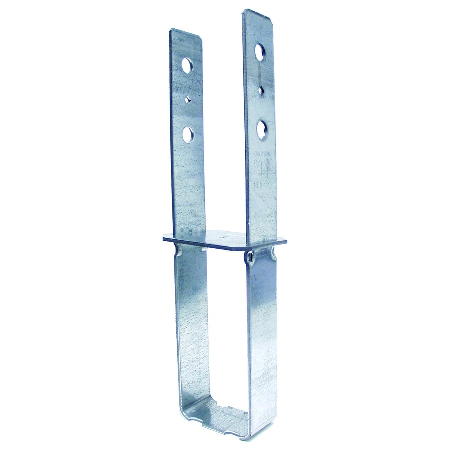 Simpson Strong-Tie Steel Hot-Dipped Galvanized Post Base (Common: 4-in ...