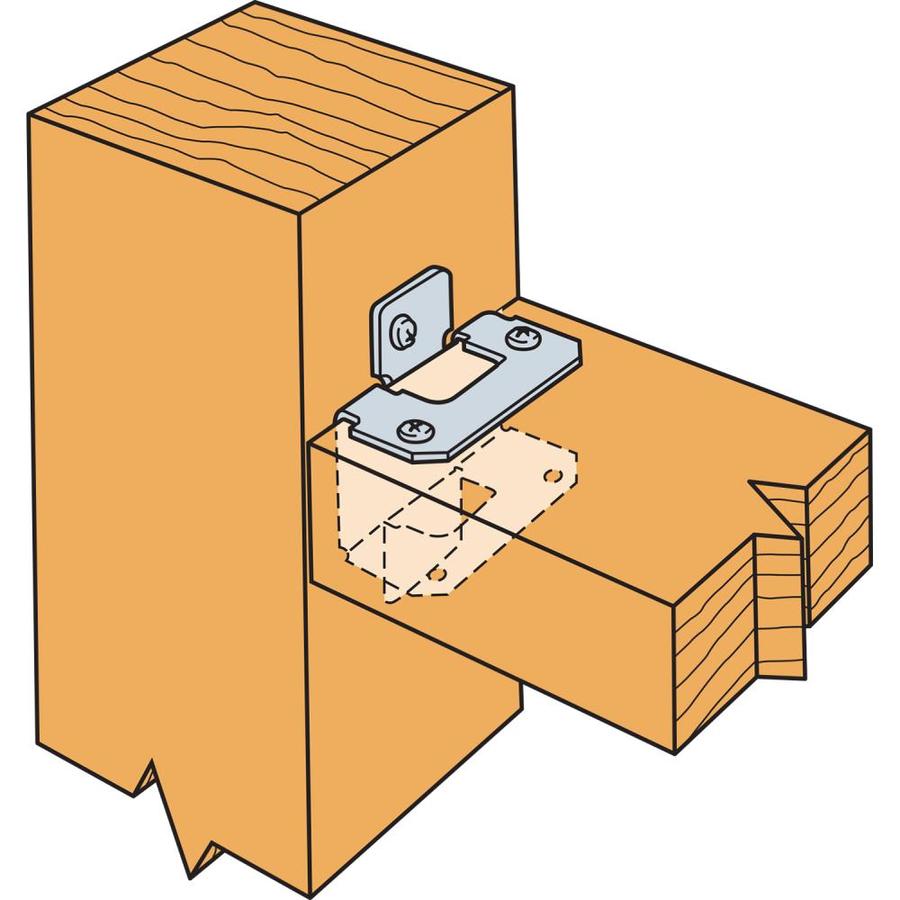 Simpson Strong-Tie 20-Gauge Steel Framing Angle in the Angles, Brackets ...