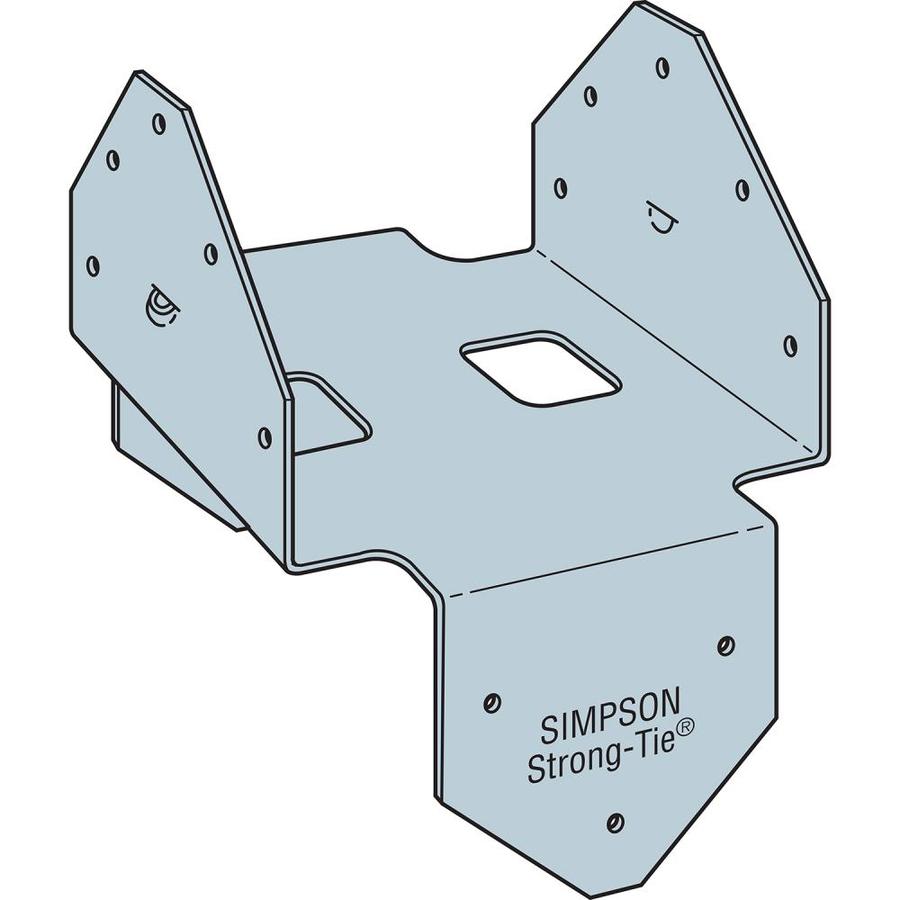 Simpson Strong-Tie BCS Galvanized Post Cap/Base for Double 3x Beam, 6x ...