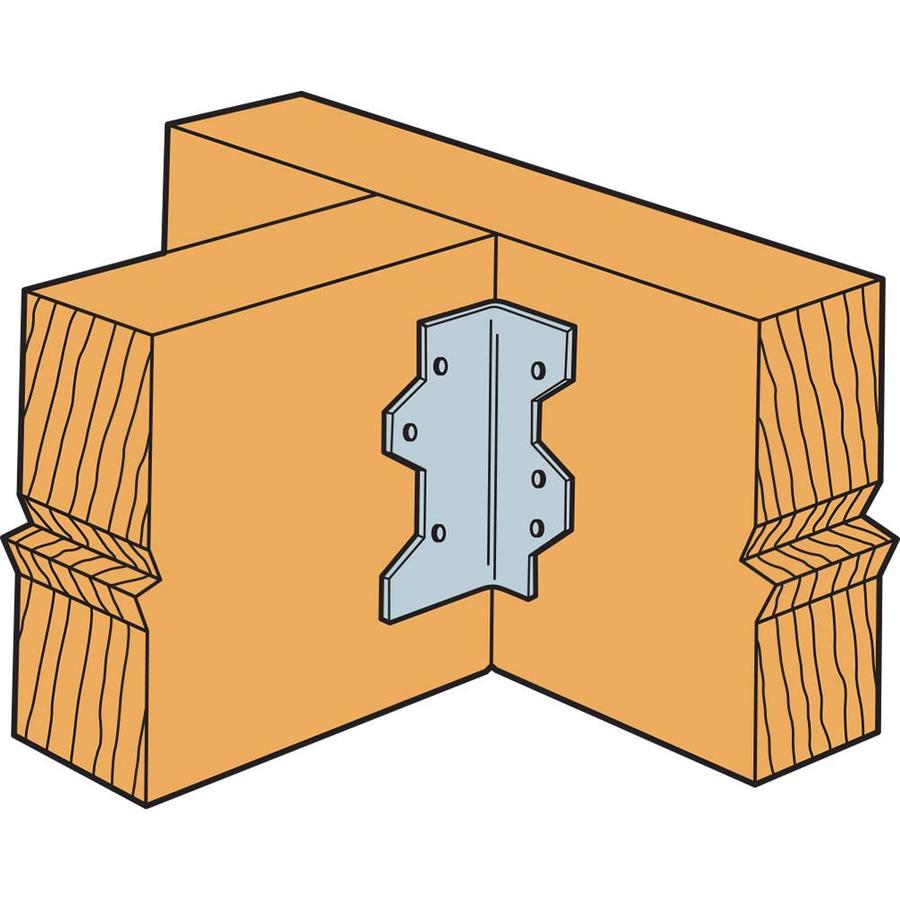 Simpson Strong-Tie 5-in x 1.432-in x 2.432-in 16-Gauge Steel Angle in ...