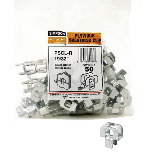 Simpson Strong-Tie 19/32-in 20-Gauge Wood to Wood Galvanized Angle (50 ...