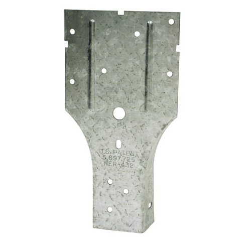 Simpson Strong-Tie SP 3-1/2-in x 6-5/8-in Galvanized Stud-Plate Tie in ...
