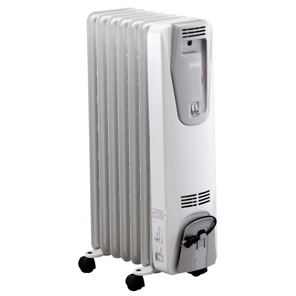 DeLonghi 1500 Watt Portable Oil-Fill Radiator Heater in the Window ...