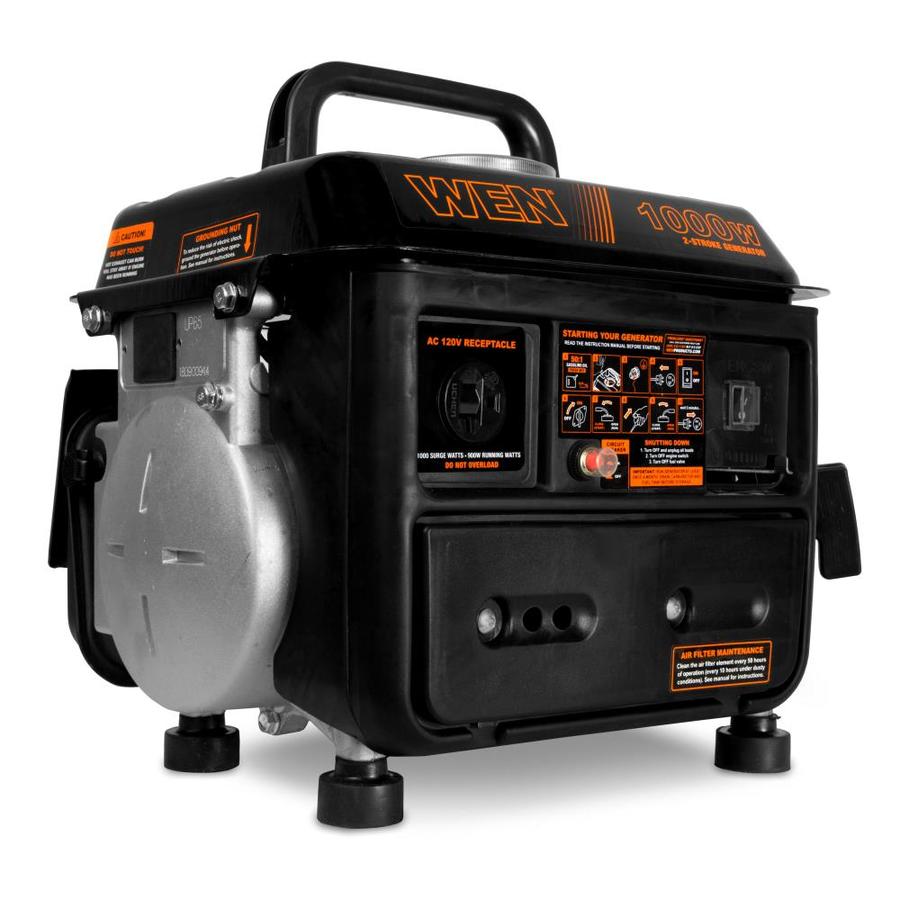 WEN 900-Watt Gasoline Portable Generator with Oem Engine in the ...
