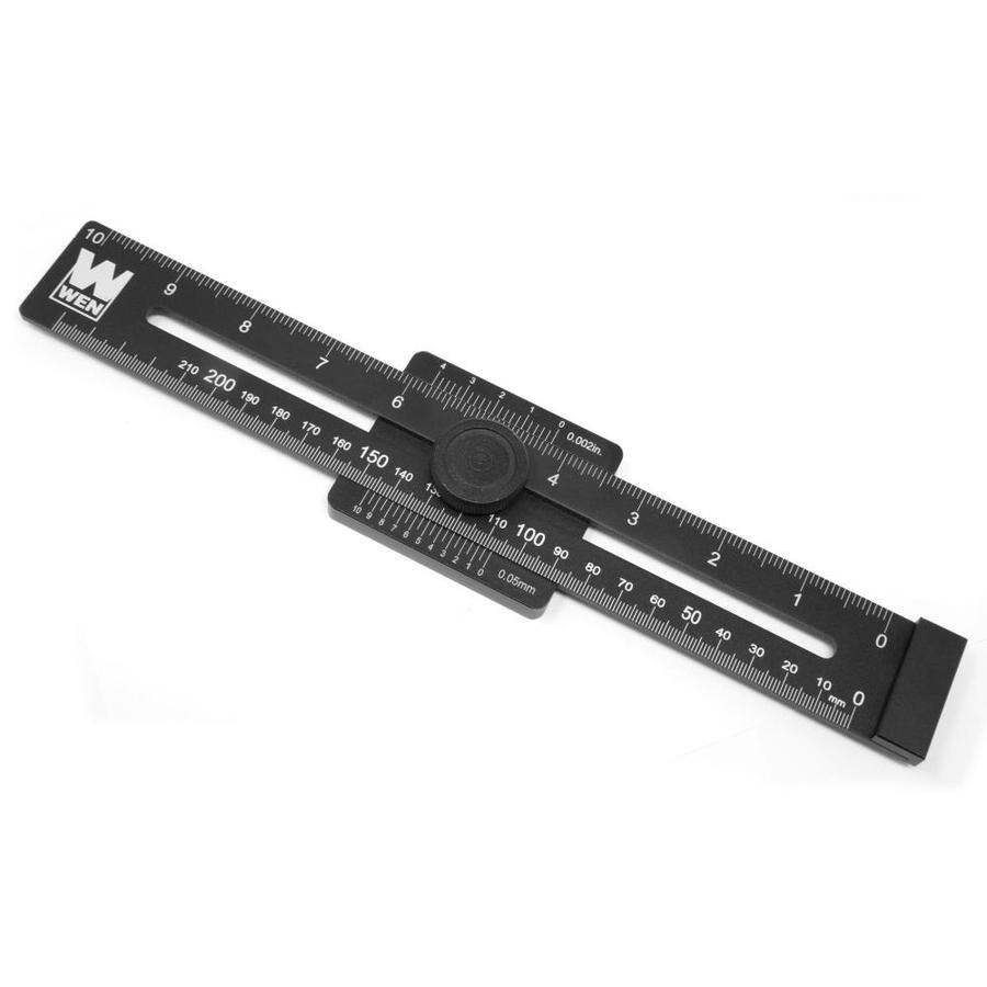WEN 10-in Aluminum Offset Marking -Gauge and Layout Tool with Laser ...