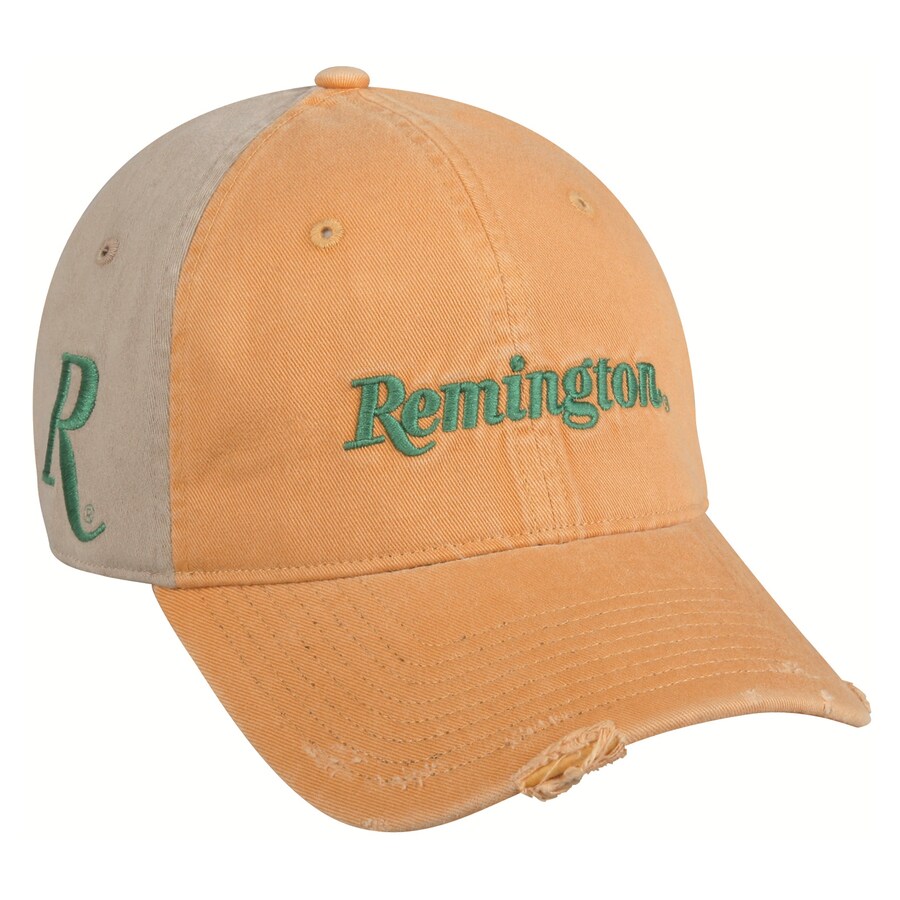 One Size Fits Most Men's Orange and Khaki Cotton Baseball Cap at Lowes.com