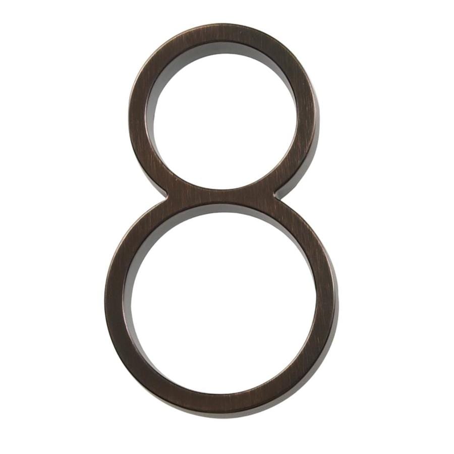 Hillman 5-in Bronze Floating House Number at Lowes.com