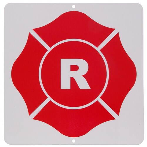 Hillman 9-in x 9-in Fire Safety Warning Sign in the Signs department at ...